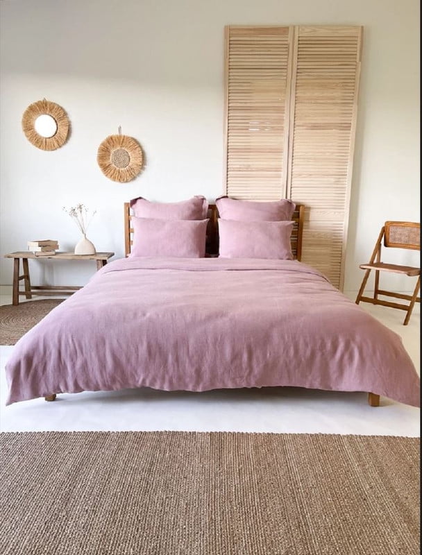 Pavish Export Dusty Pink Cotton Duvet Cover 1 Duvet Cover Boho Bedding ...