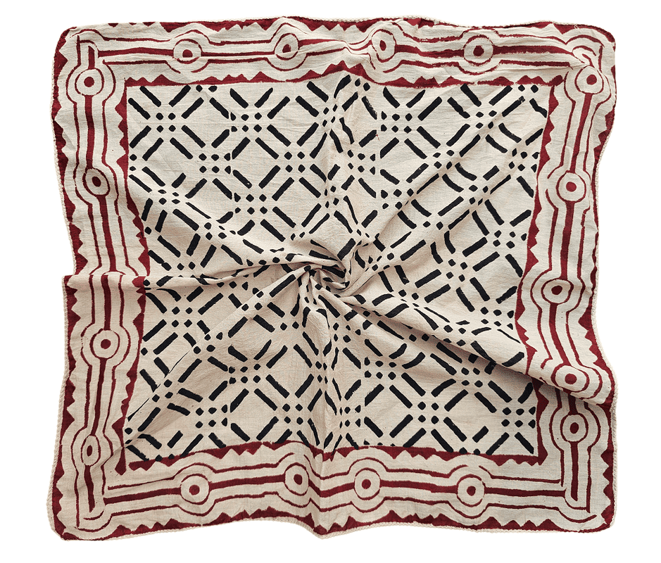 Pavish Export Hand Block Print Bandana Natural Organic print Bandana ...