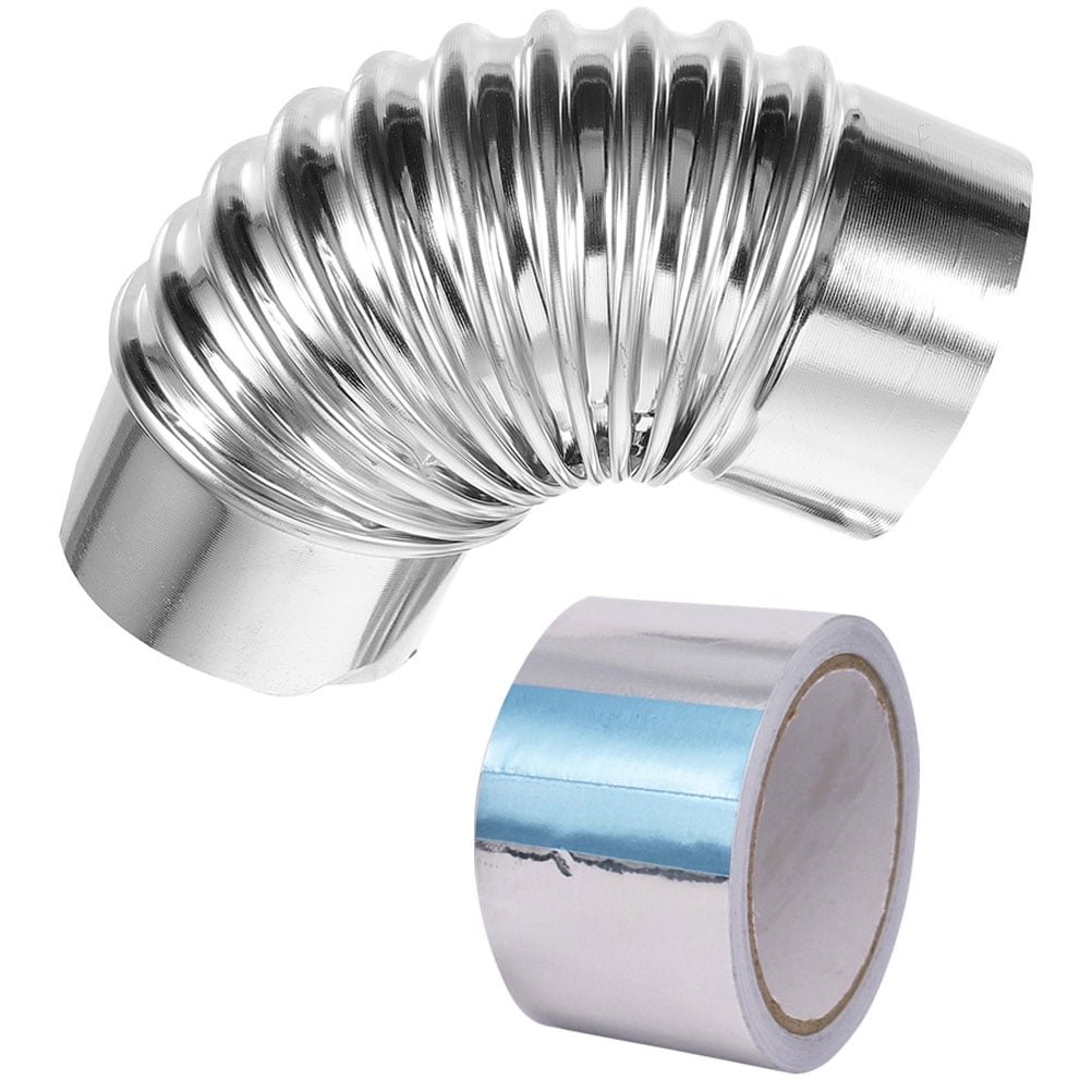 Pavo 1 Set Stainless Steel Steel Stove Pipe Elbow Flue Pipe Household ...
