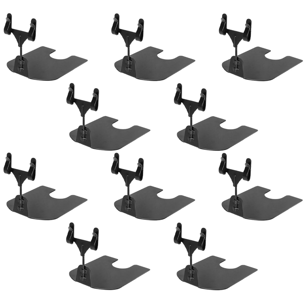 WORGEOUS Fork Shaped Price Display Holder Black Iron 10Pcs 7.86X3.14X2 ...