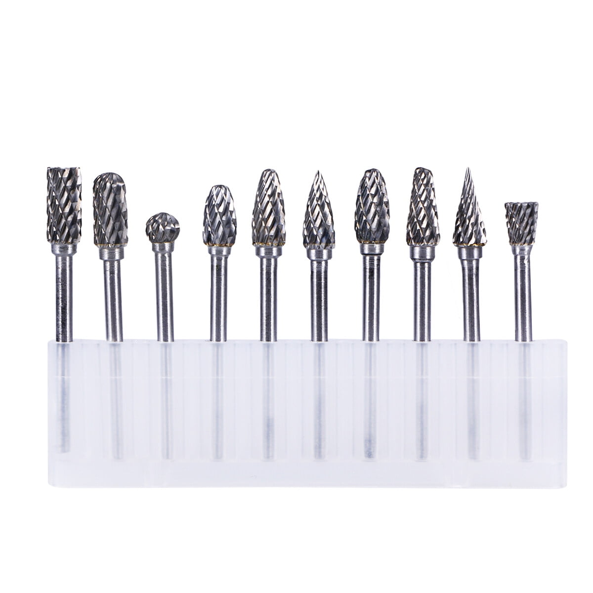 Pavo 10pcs 6mm Tungsten Steel Carbide Rotary Tool Carbide Burrs 3mm ...