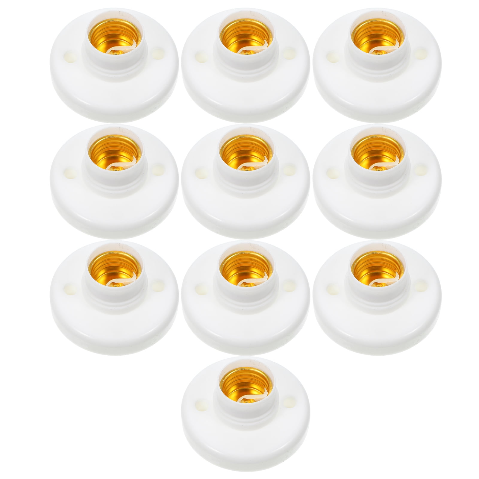 Pavo 10pcs Light Bulb Socket Ceiling Lamp Base Light Screw Base Desktop ...