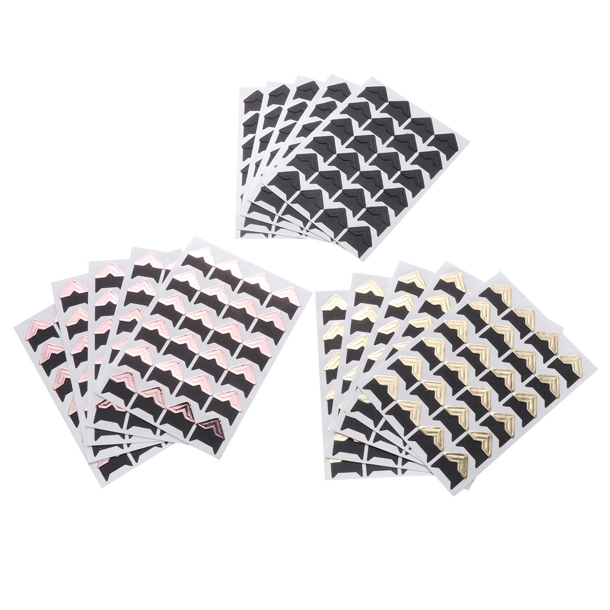 Pavo 15 Sheets Photo Corners DIY Photo Album Accessories Paste Retro ...