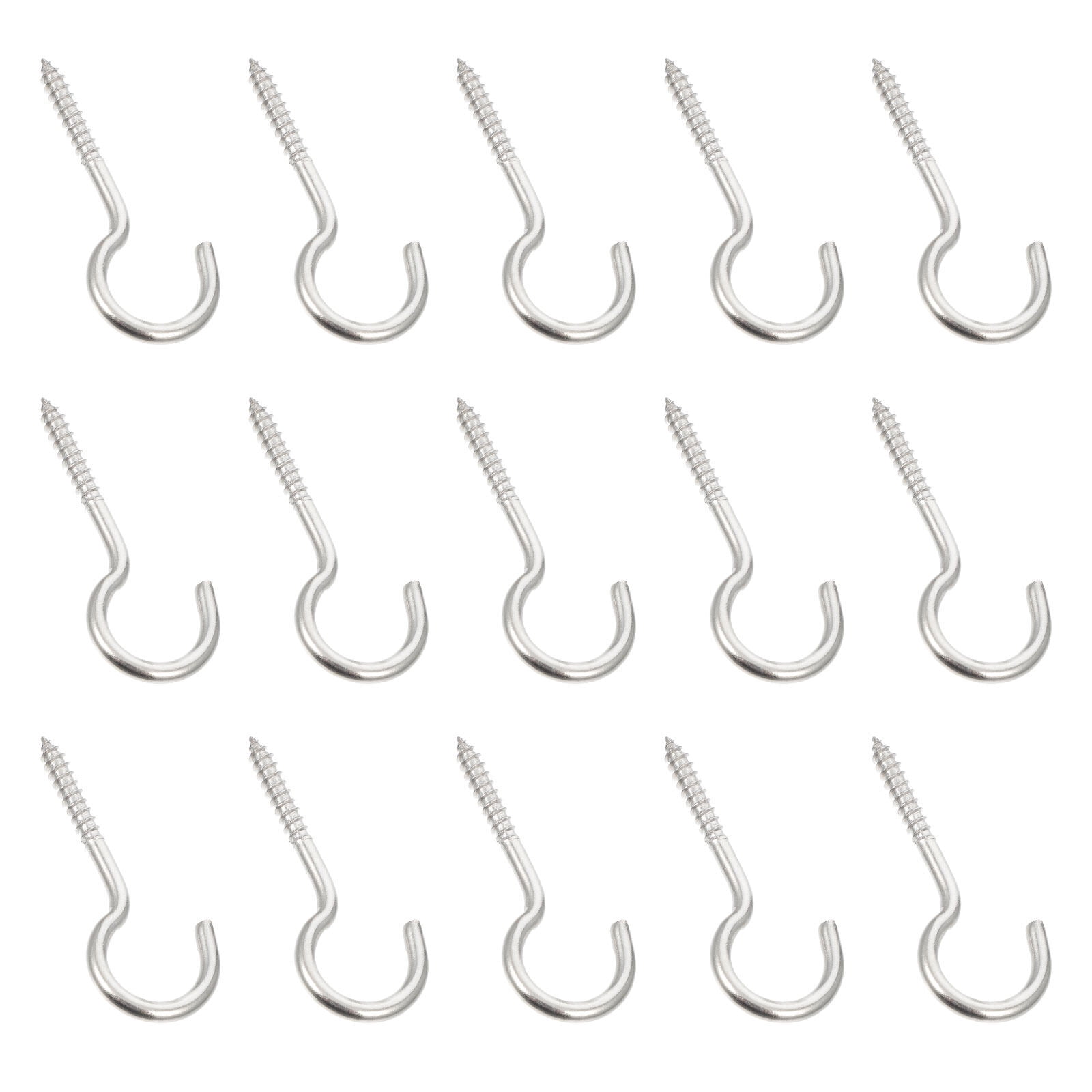 Pavo 20pcs Screw Hooks Heavy Duty Ceiling Hooks Multipurpose Ring Eye ...