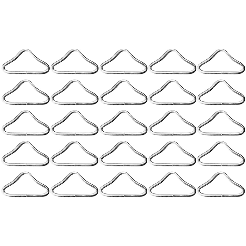 Homoyoyo 30pcs Trampoline Triangle Buckles Galvanized Steel Wire for ...