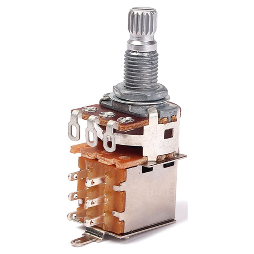 Pavo A250K Push Pull Guitar Control Pot Potentiometer Guitar parts 18mm ...