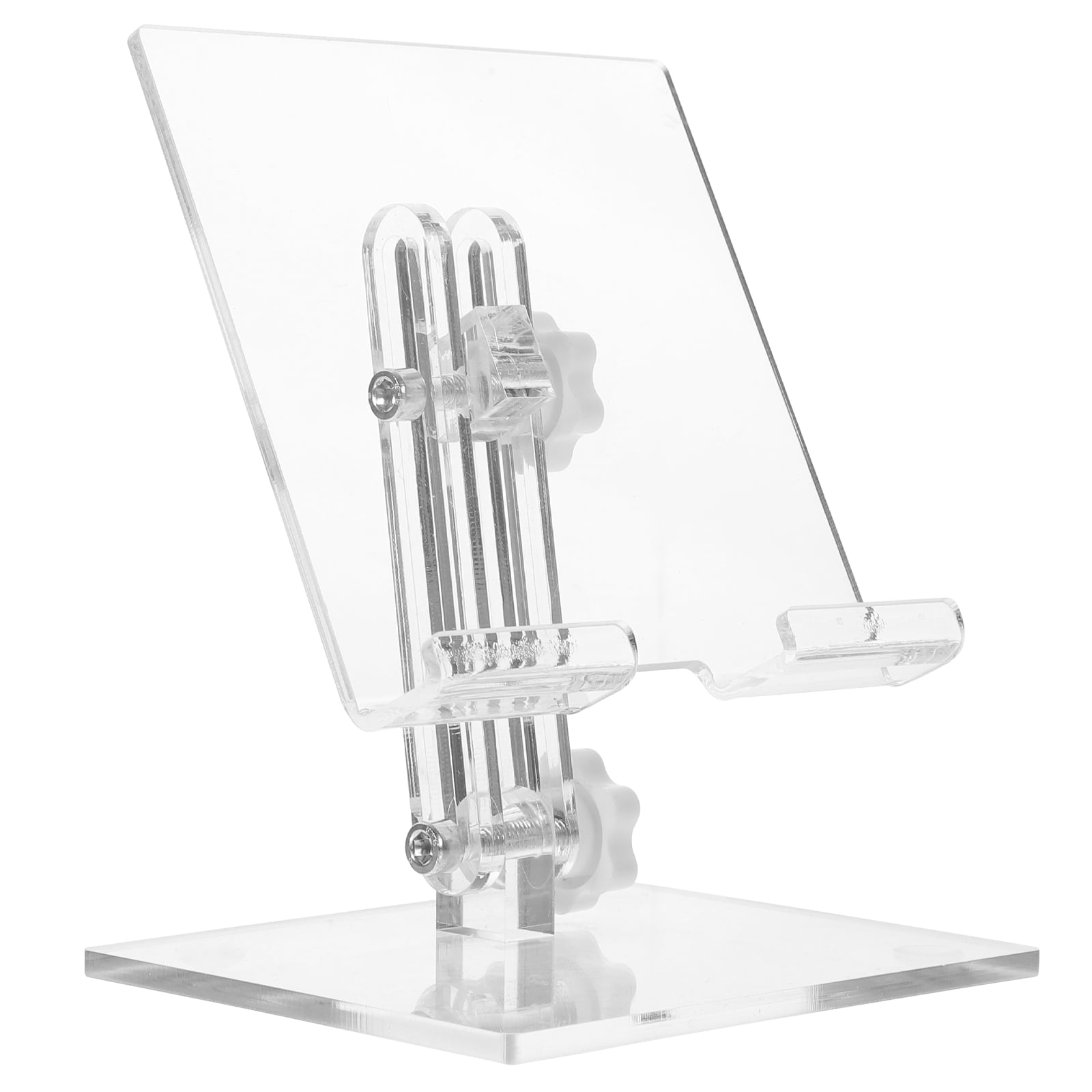 Homoyoyo Transparent Acrylic Phone Stand with Storage, Stylish Desk ...