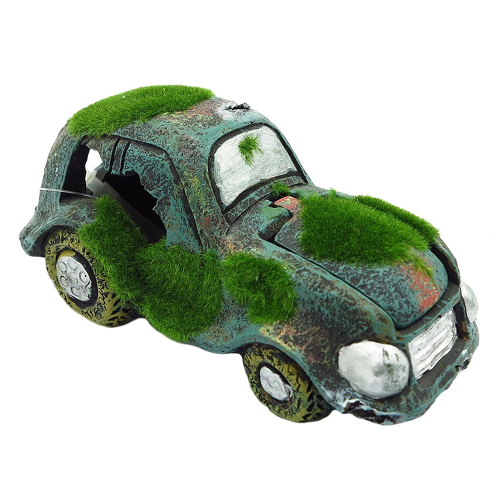 Pavo Fish Tank Aquarium Decor Car Shape Aquarium Ornament Fish Tank ...