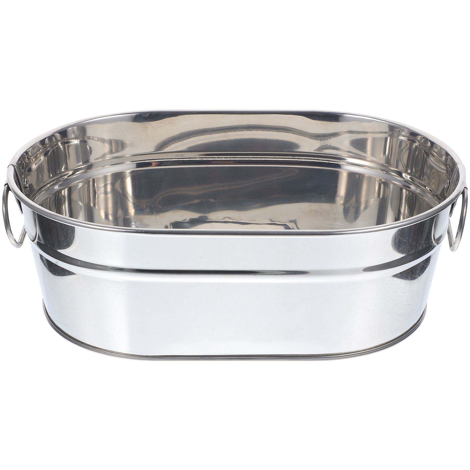 Pavo Stainless Steel Chips Bucket Chicken Storage Holder Snack ...