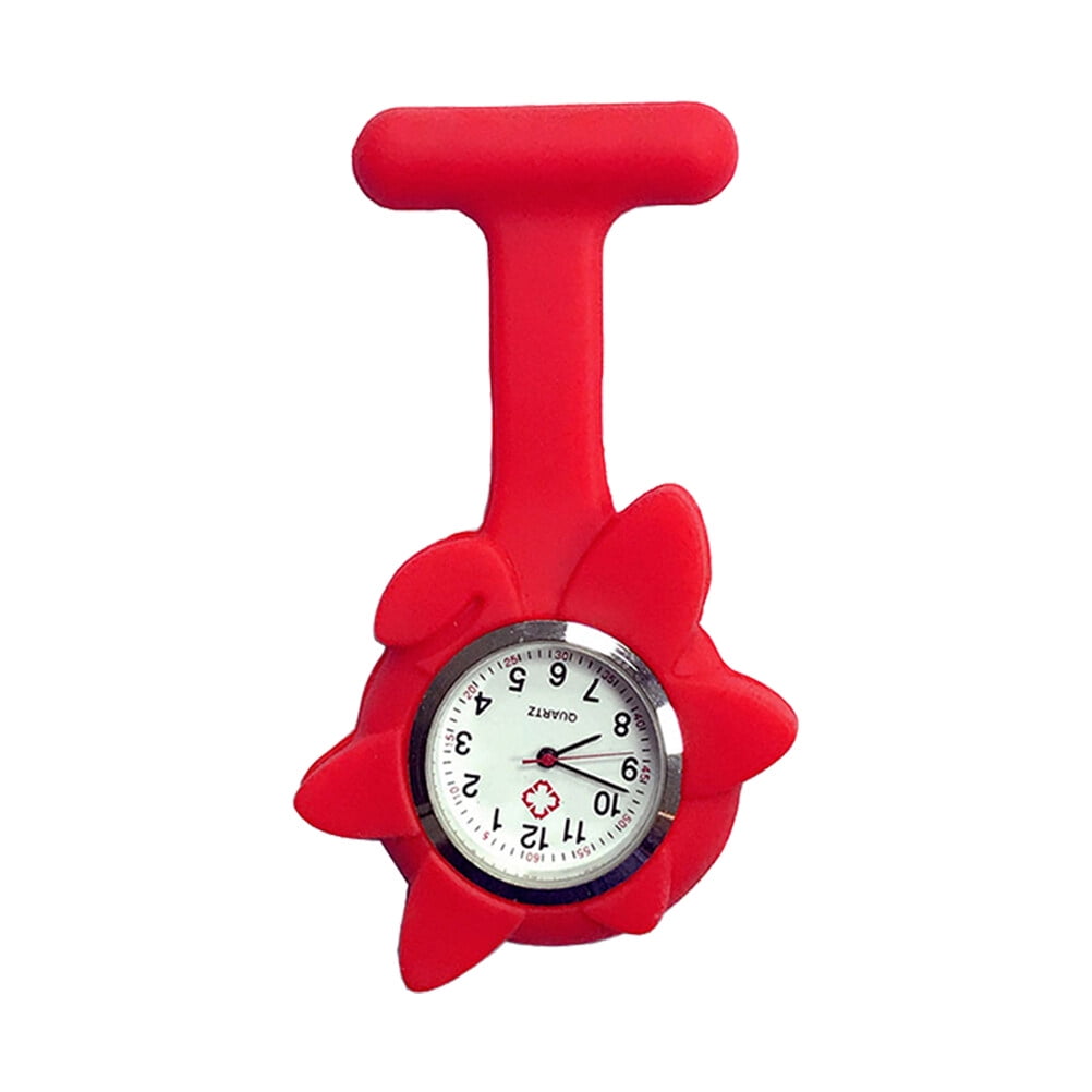 Pavo Sunflower Shaped Medical Hanging Watch Silicone Pocket Watch ...