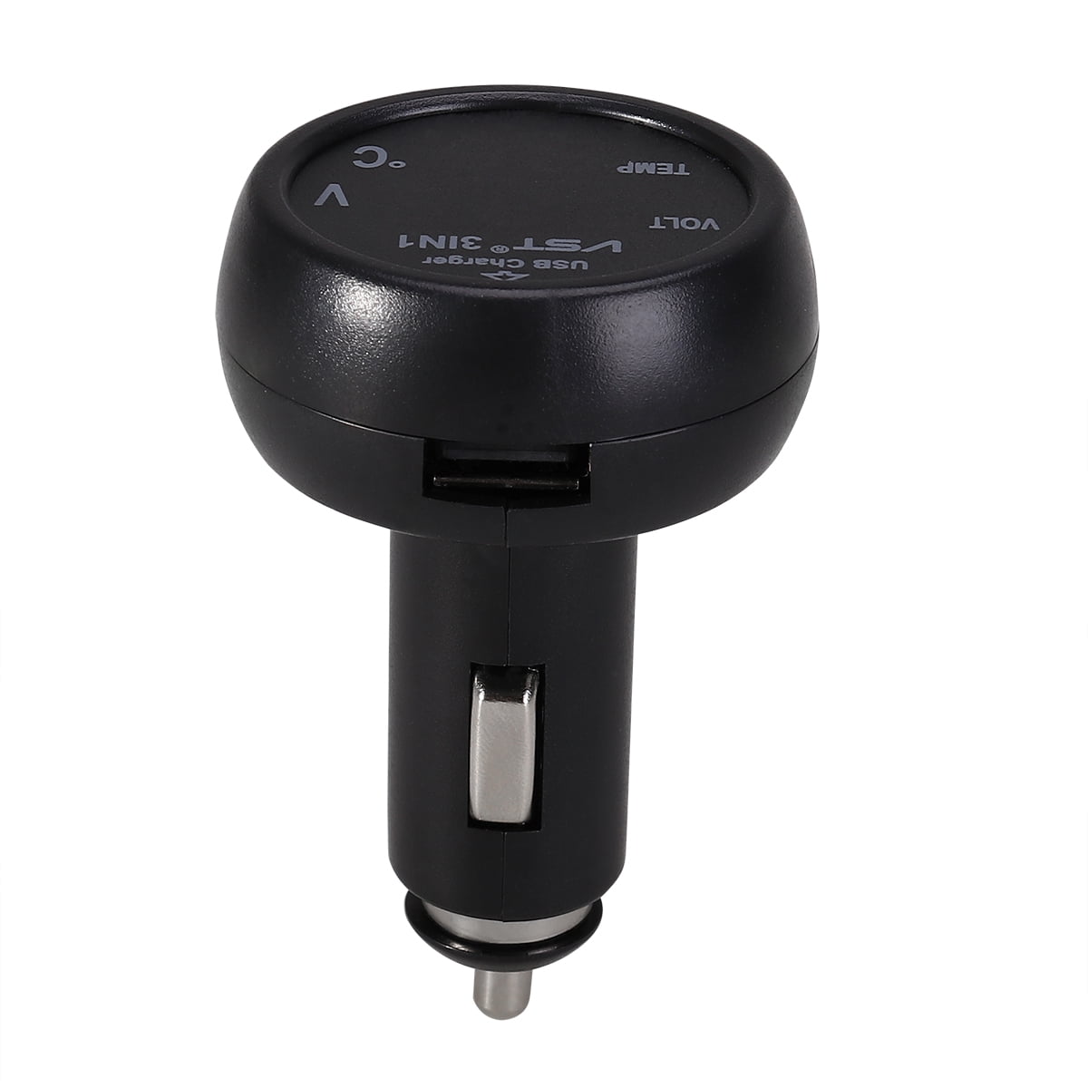 Pavodes 12-24V Car Cigarette Lighter Socket with USB Port / Voltmeter ...