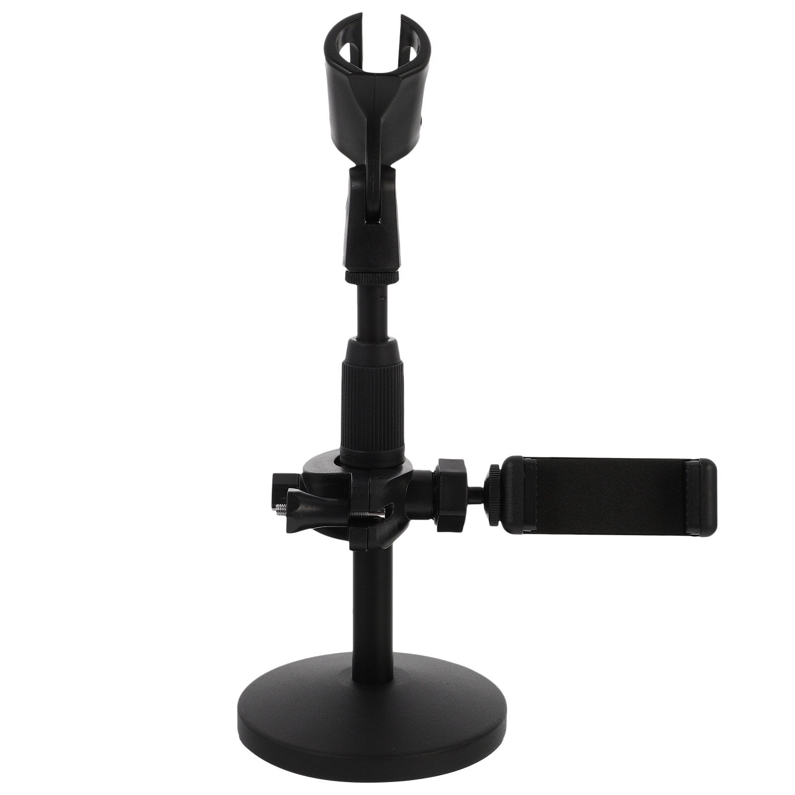 Pavodes 1pc Desktop Microphone Stand Adjustable Table Mic Stand with ...