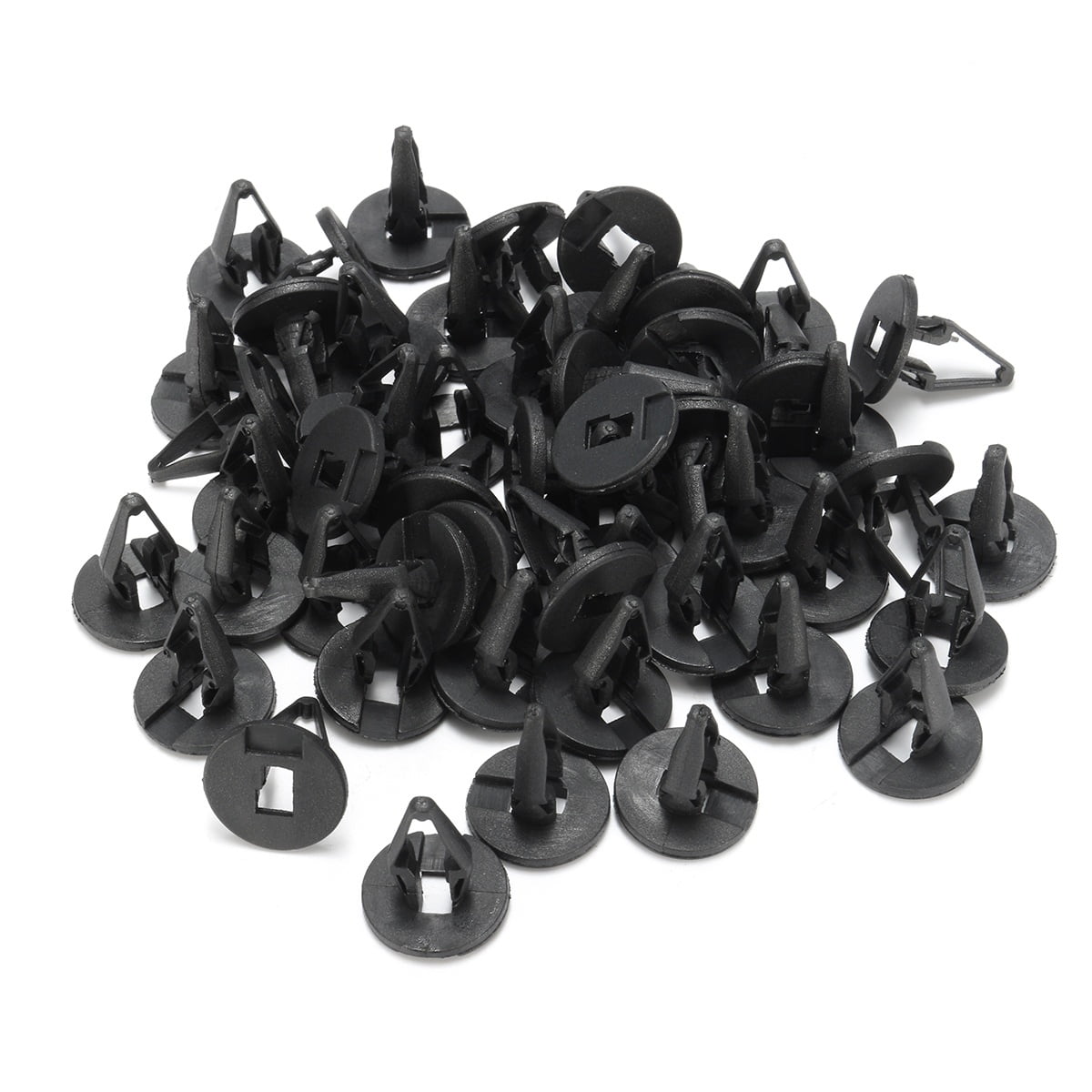 Pavodes 50 Pcs Nylon Automotive Push Bumper Fastener Rivet Clips Car ...