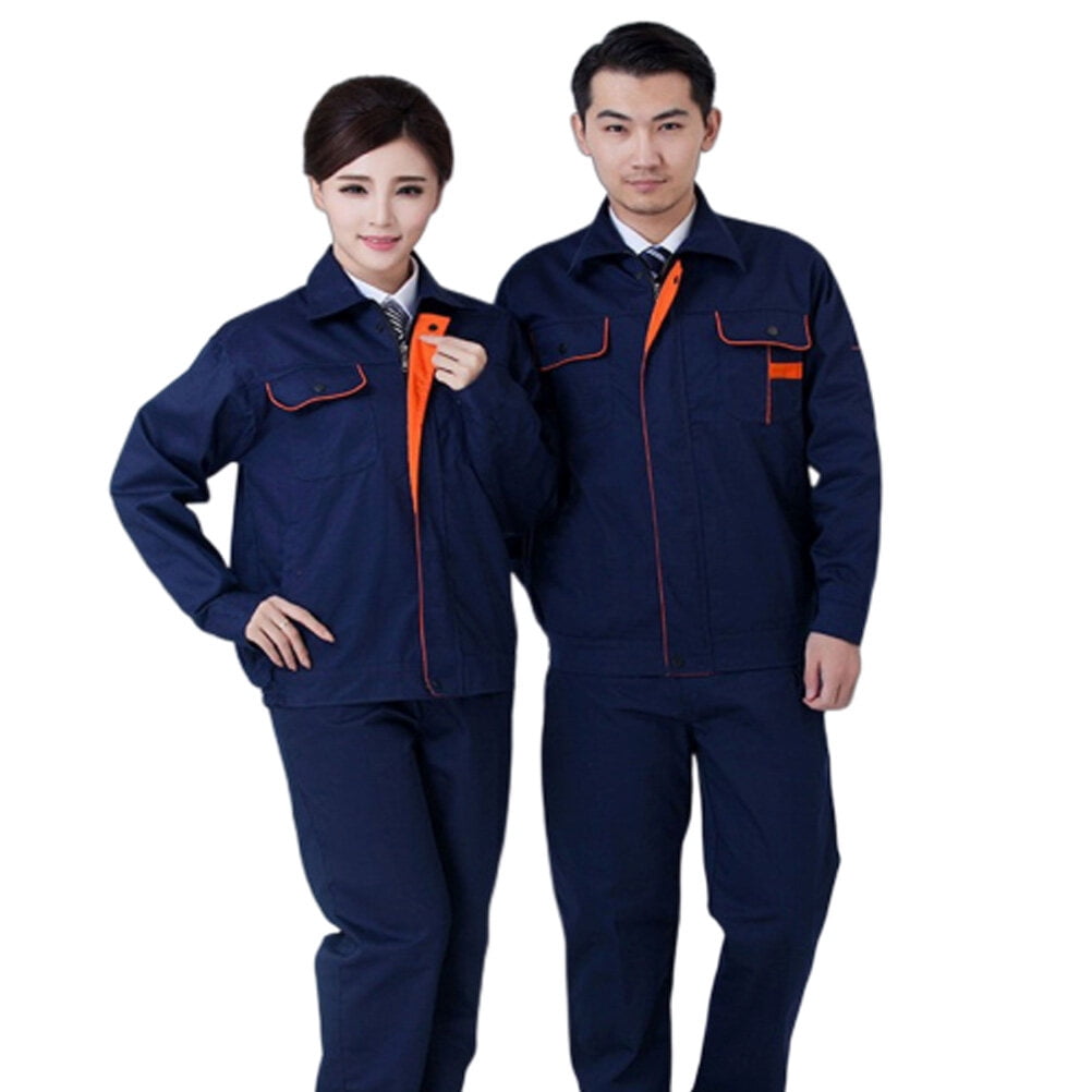 Pavodes Long Sleeve Work Suit Welders Wear Uniforms Protective Clothing ...