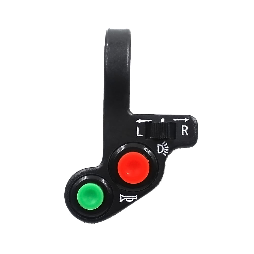 Pavodes Motorcycle ATV Bike Scooter Switch Horn Turn Signal On/Off ...