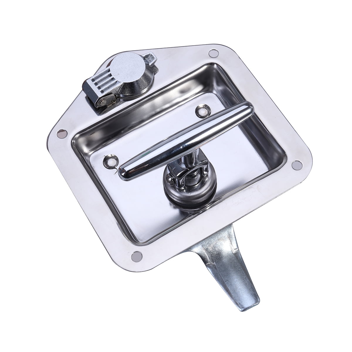 Homoyoyo Heavy Duty Stainless Steel T Handle Lock Box Latch Key ...