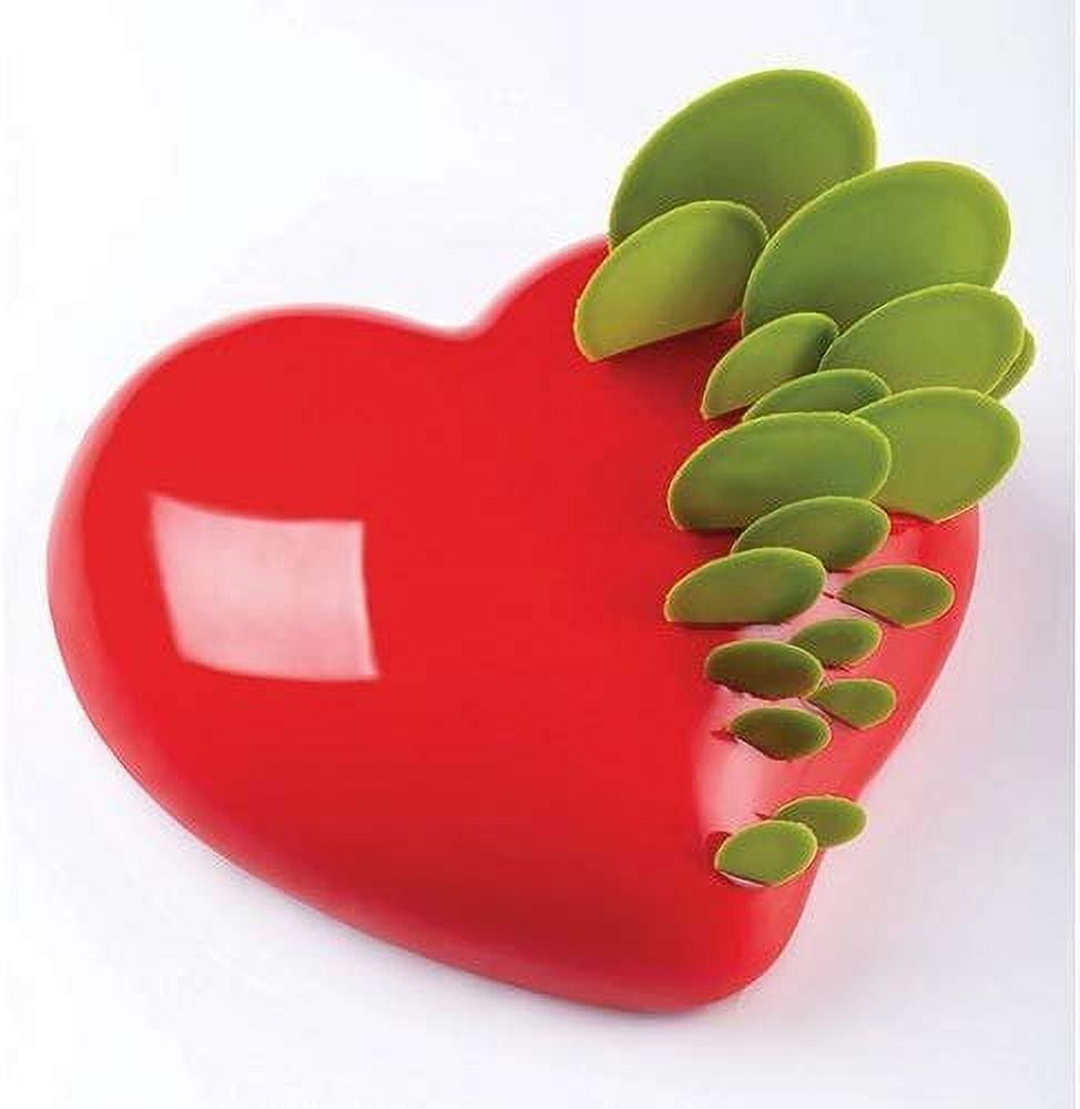 Pavoni Pavocake Silicone Baking Mold Freezing Mold,"Passion" Heart ...