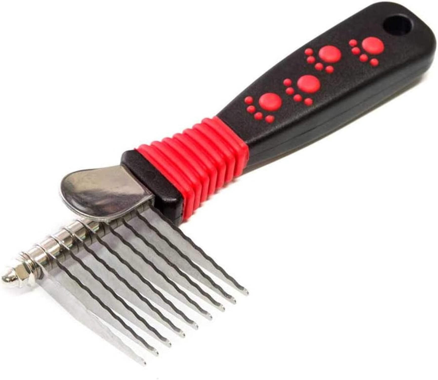 Paw Brothers 9-Blade Dematting Tool for Dog Grooming, Professional ...