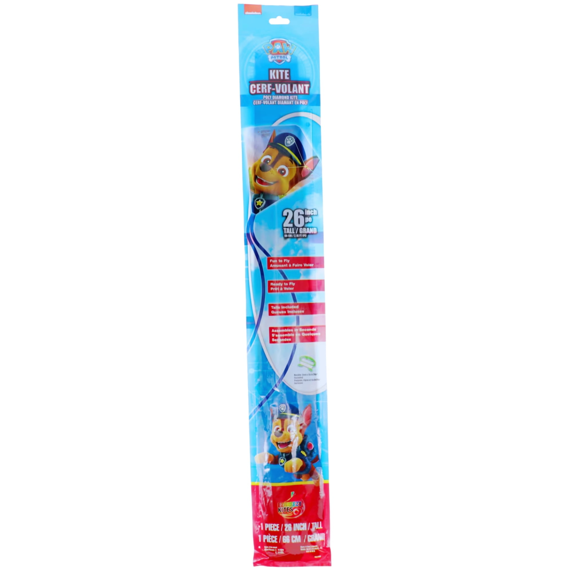Paw Chase Diamond Kite 26 Inch Tall 1 Pack, Fun Ready to Fly with ...