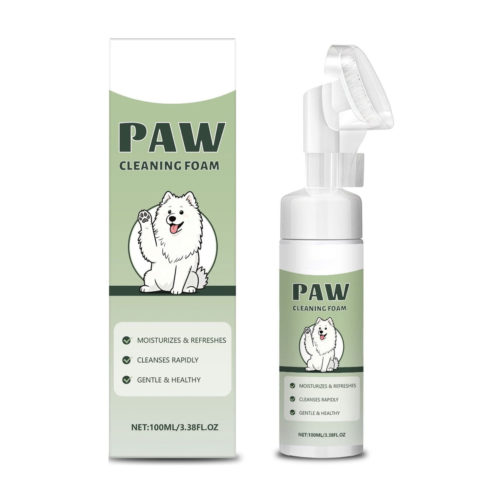 Paw Cleaner for Dogs & Cats, No-Rinse Foaming Pet Foot Washer with ...