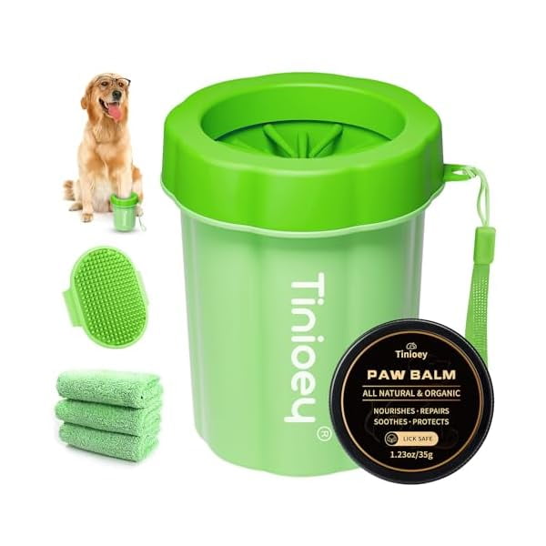 Paw Cleaner for Medium Dogs (with 3 Absorbent Towels) - Muddy Foot ...