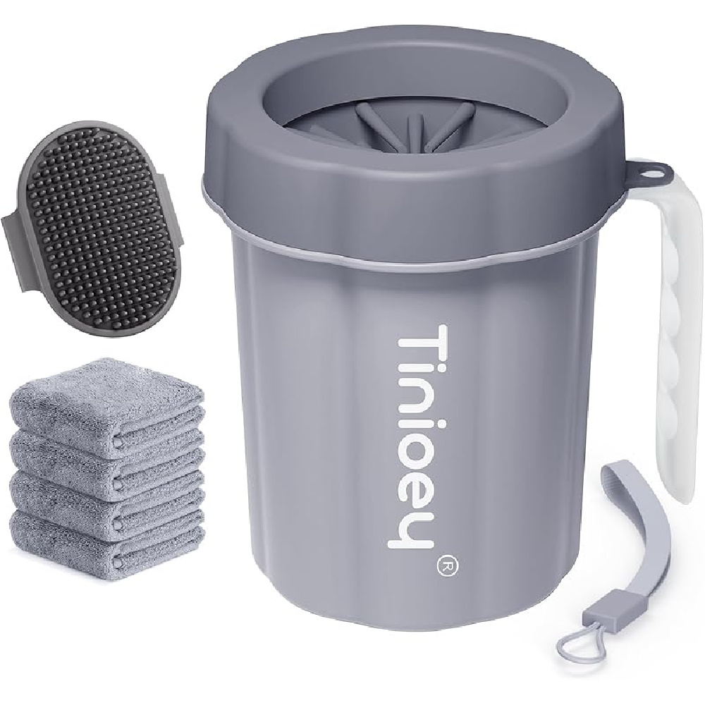 Paw Cleaner with Handle for Large Dogs - Effectively Cleans Muddy Paws ...