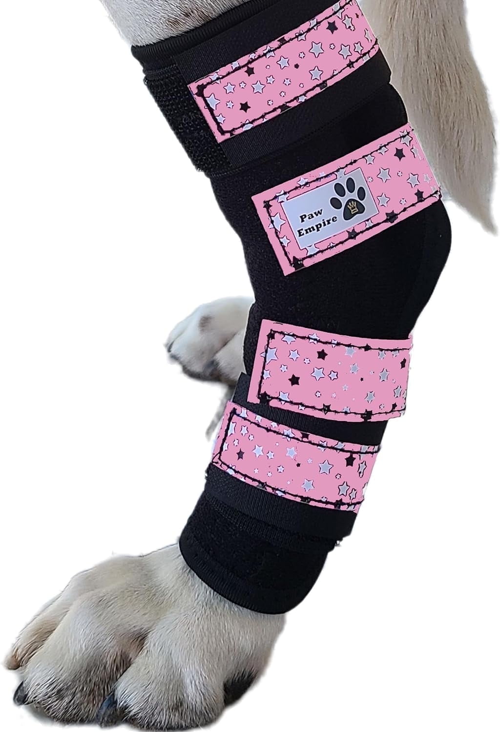 Dog Leg Braces by Paw Empire, Pink Stars, Large, Ultra Supportive ...