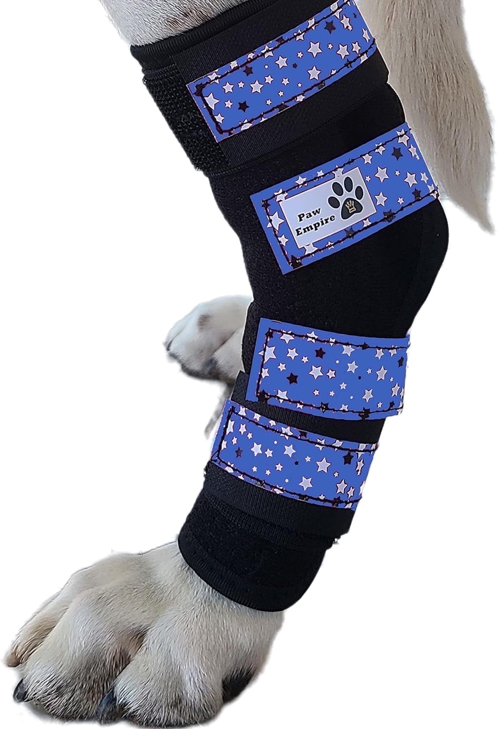 Paw Empire Neoprene Dog Leg Braces, Large, Blue Stars - Walmart.com