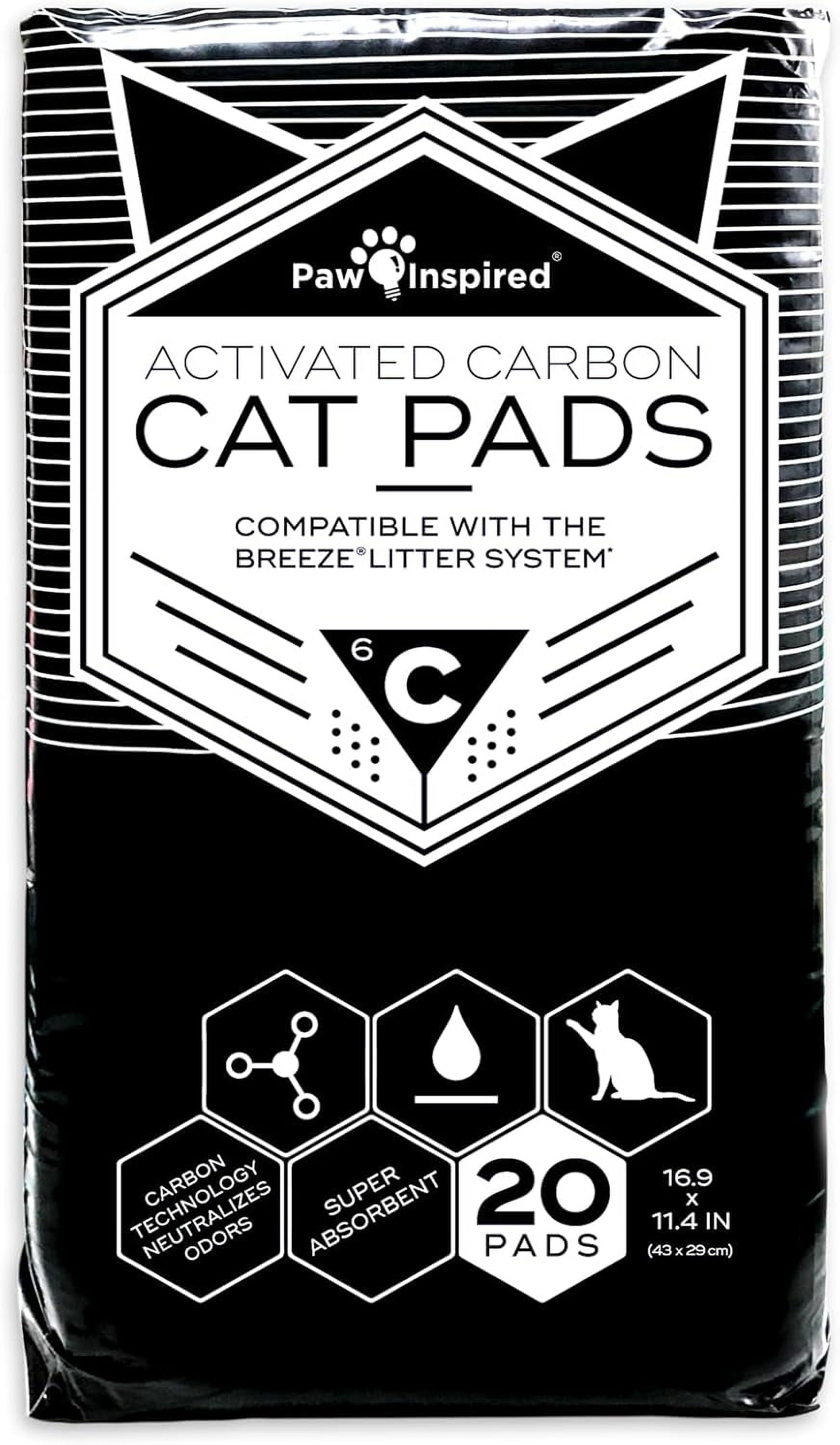 Paw Inspired Cat Pads, Refill for Breeze Tidy Cat Litter System, Cat ...
