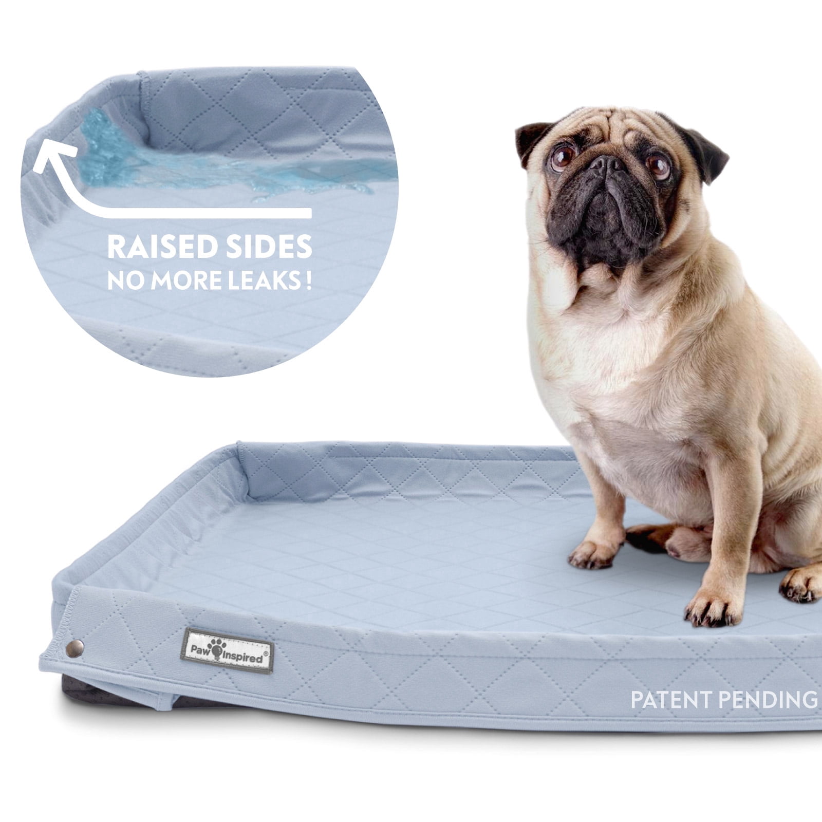 Paw Inspired Critter Box Dog Pads 32x32 Inch Washable Puppy Pads with ...
