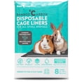 Paw Inspired Disposable Cage Liners for Small Animals 47x26 Inches ...