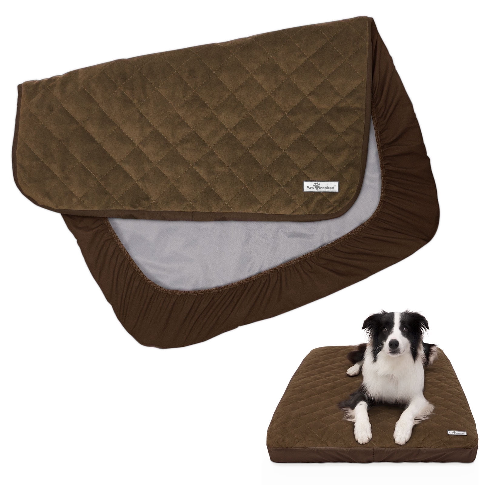 Paw Inspired 36 x 27 x 5 in Dog Bed Cover Replacement Washable ...