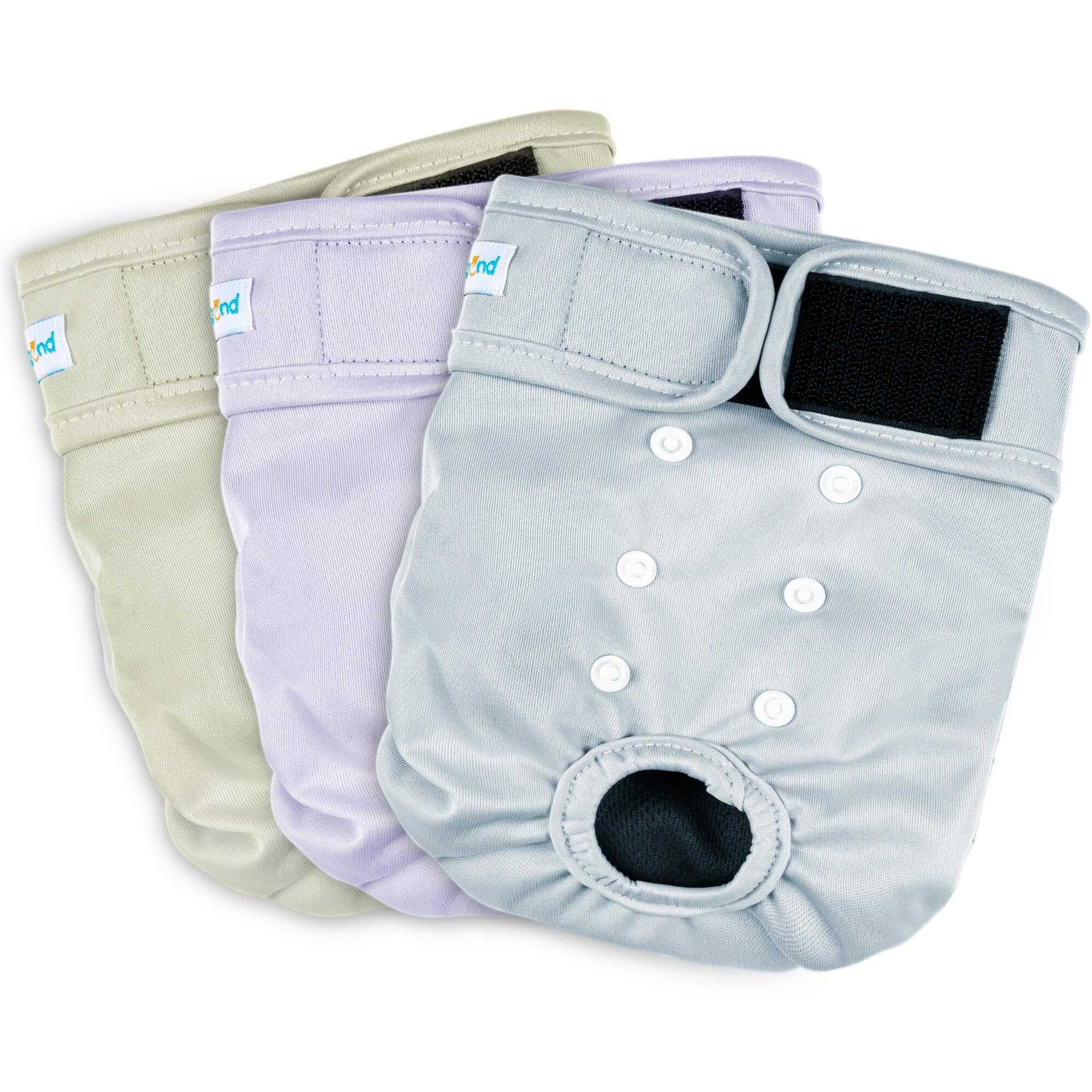 Paw Legend Reusable Female Dog Diapers Pack of 3, No Leak Doggie ...