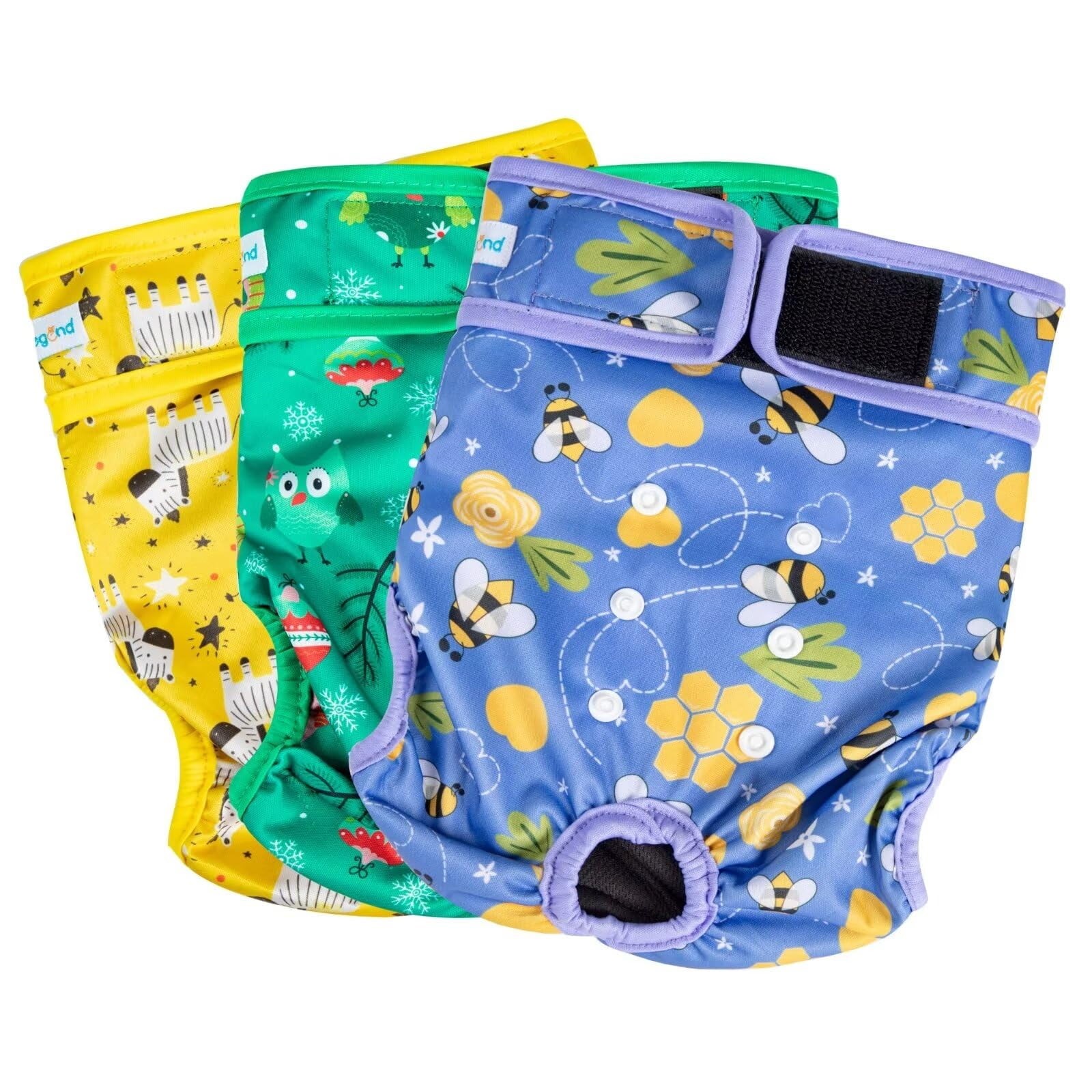 Paw Legend Washable Reusable Female HYZ01 Dog Period Diapers for Heat ...