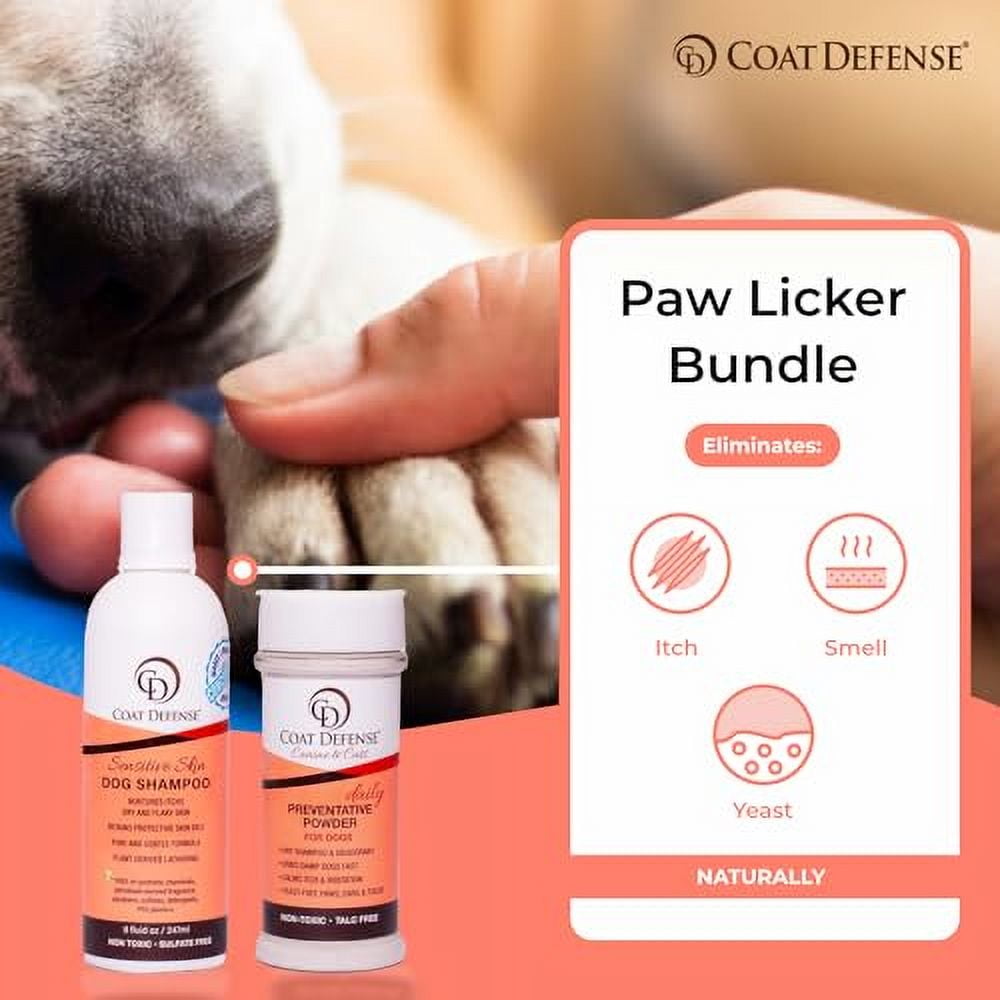 Paw Licker Bundle | Dry Powder for Dogs & Sensitive Skin Dog Shampoo ...