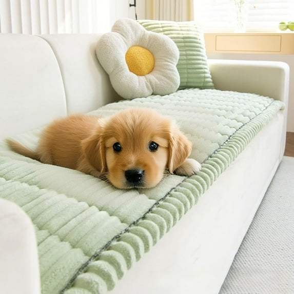 Paw Lounge Plush Pet Couch Cover, Ultra-Soft Non-Slip Sofa Protector ...
