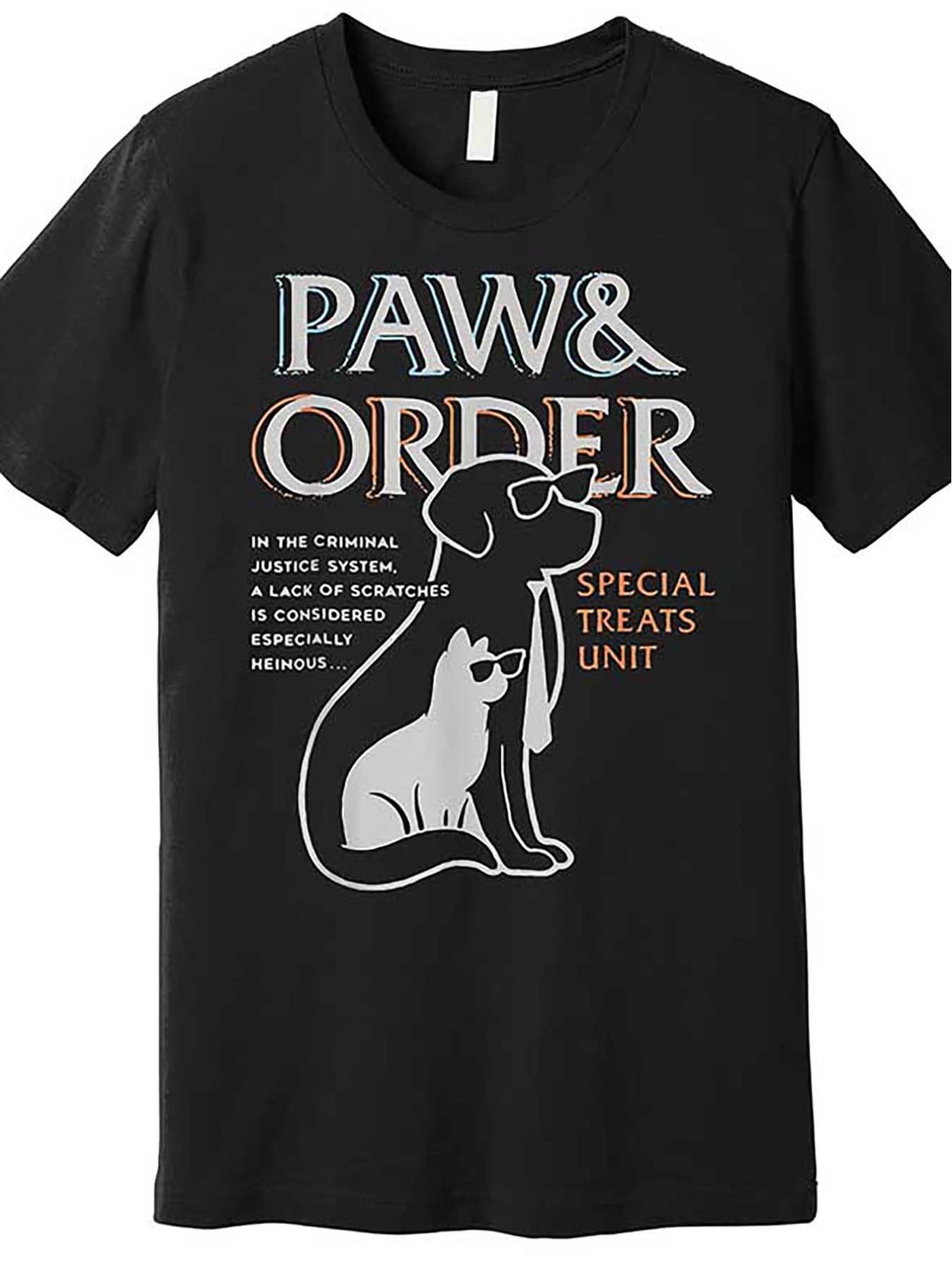 Paw And Order Special Training Dog And Cat Feline Unit Pets Premium T-Shirt 562025 funny Men’s ...