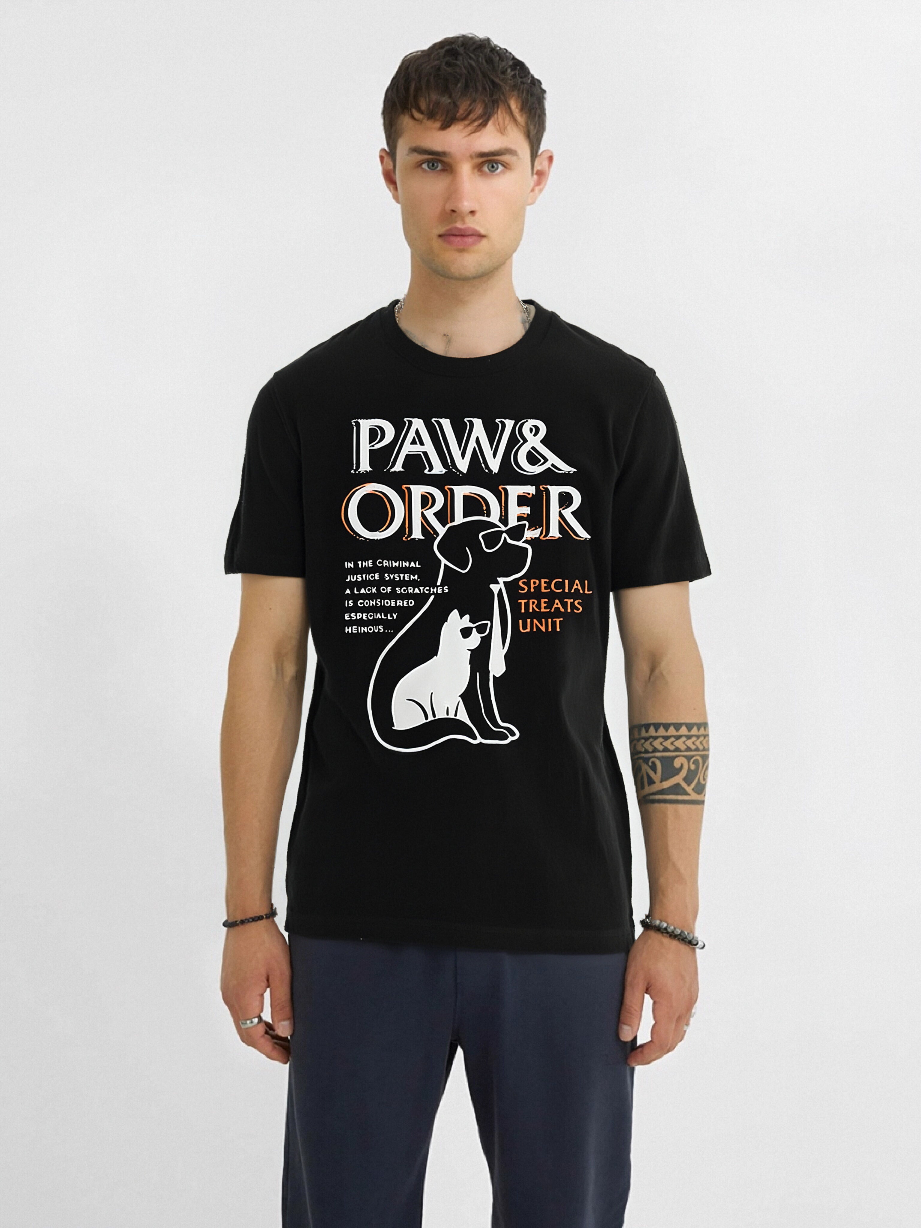 Paw And Order Special Training Dog And Cat Feline Unit Pets Premium T-Shirt 562025 funny Men’s ...