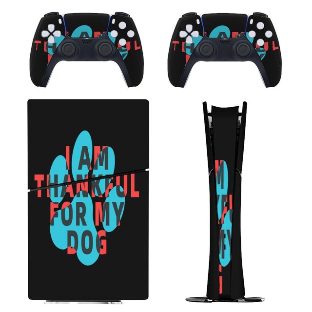 Paw PS5/PS5 Slim Digital Disc Skin Sticker For Console And Controller ...