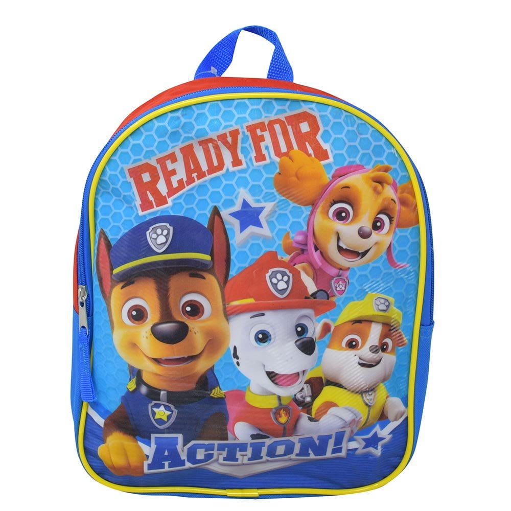 Paw Patrol 11 inches " READY FOR ACTION!" Mini Backpack- GOOD FOR 2-5 ...