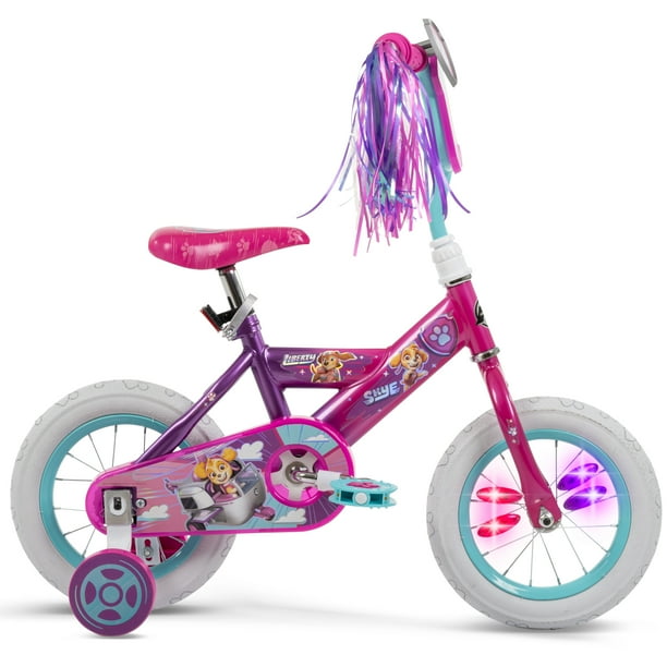 Paw Patrol 12-inch Girls’ Training Wheel Bike, Ages 3+ Years, Pink ...