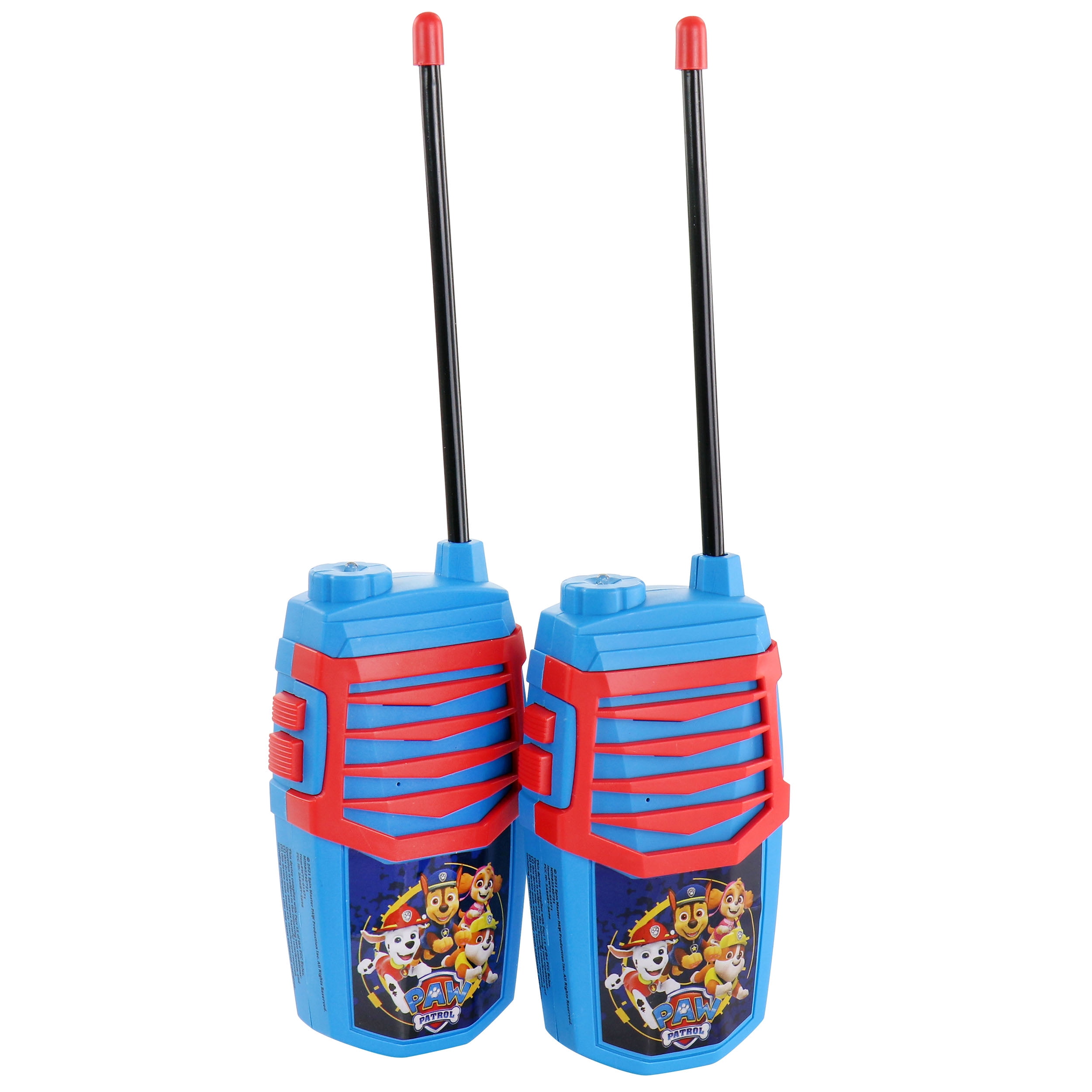 Paw Patrol 2-Way Radio Walkie Talkie Set with Built-in Flashlight ...