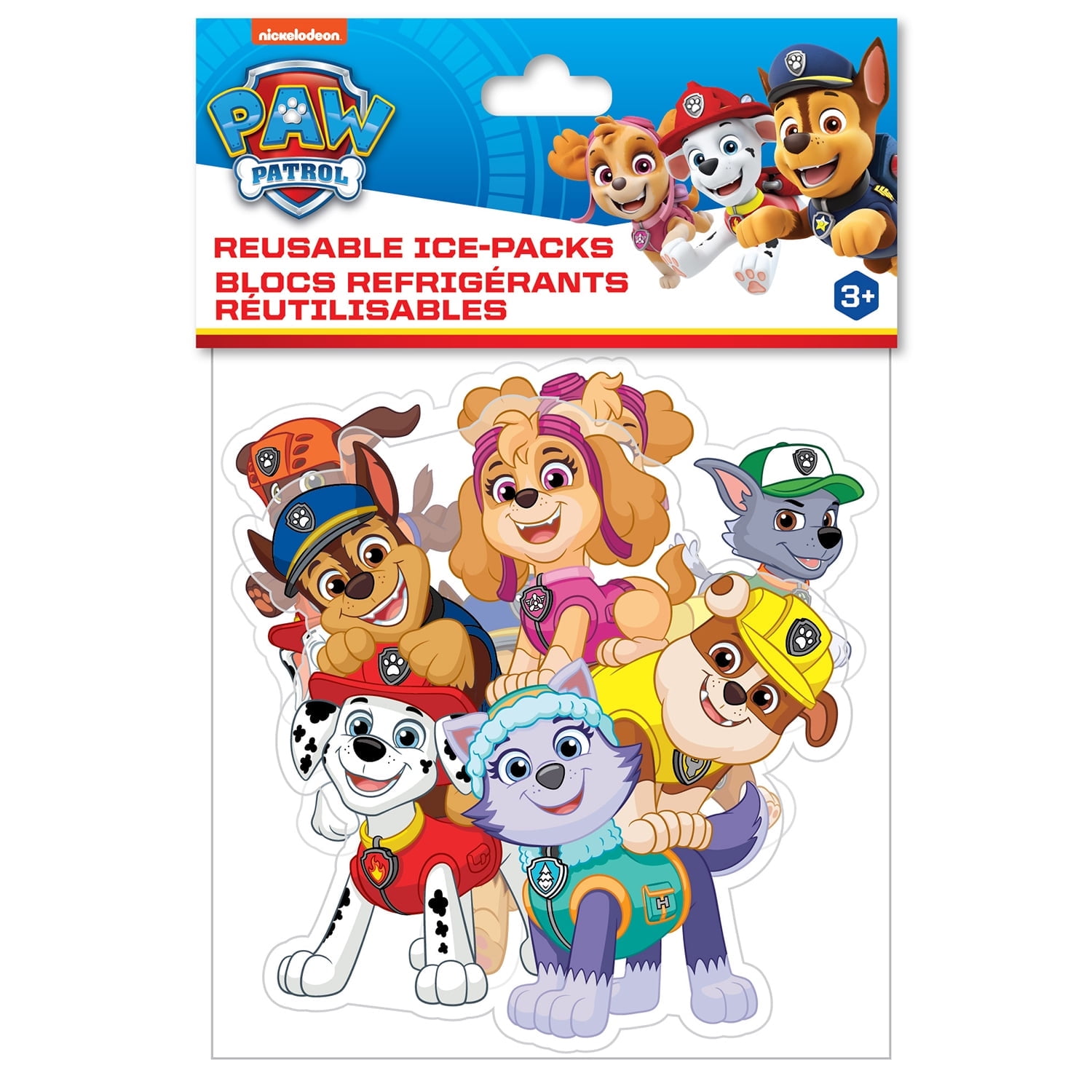 Paw Patrol 2 pc Ice Packs, Assorted - Walmart.com