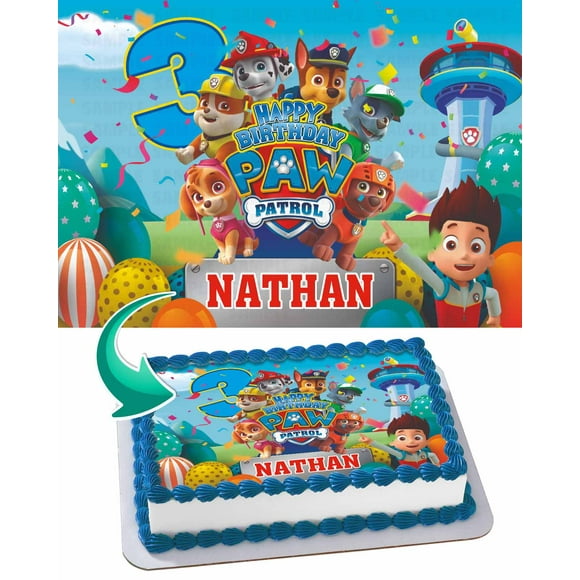 Paw Patrol Decorative Baking Supplies in Paw Patrol Party Supplies ...