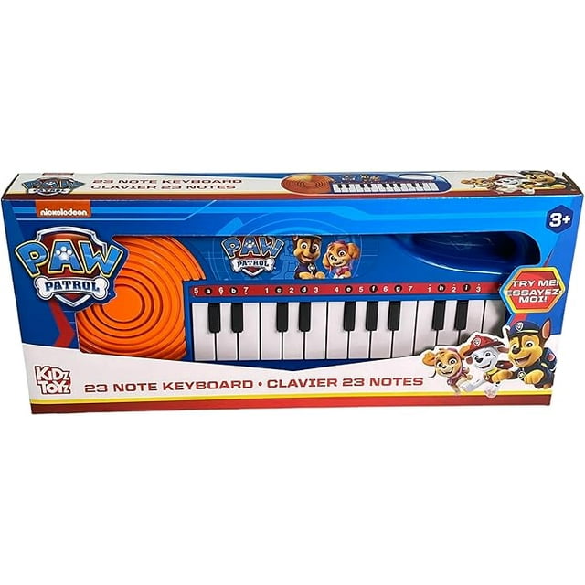 Paw Patrol 23 Note Electronic Keyboard - Learn to Play Piano Music ...