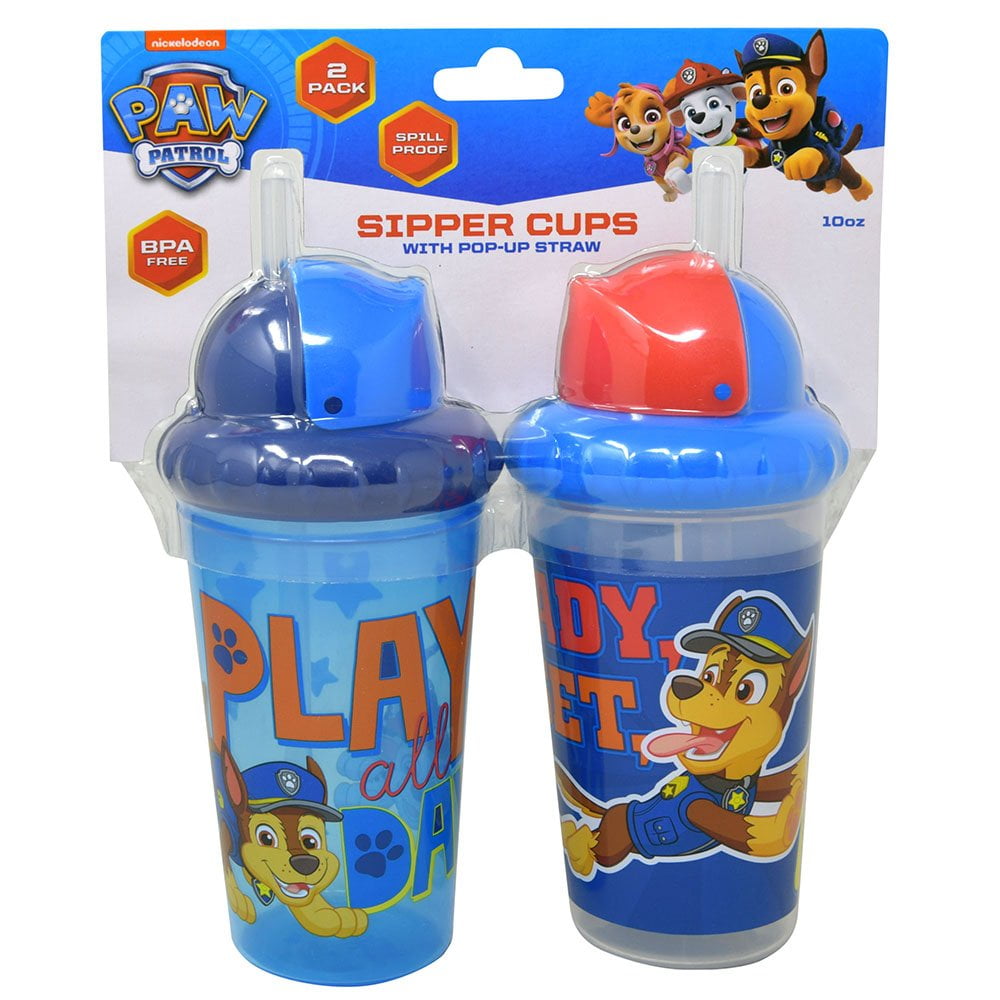 Paw Patrol 2pk Straw Sipper Cup & Paw Patrol 2pk Hard Spout Sippy Cup ...
