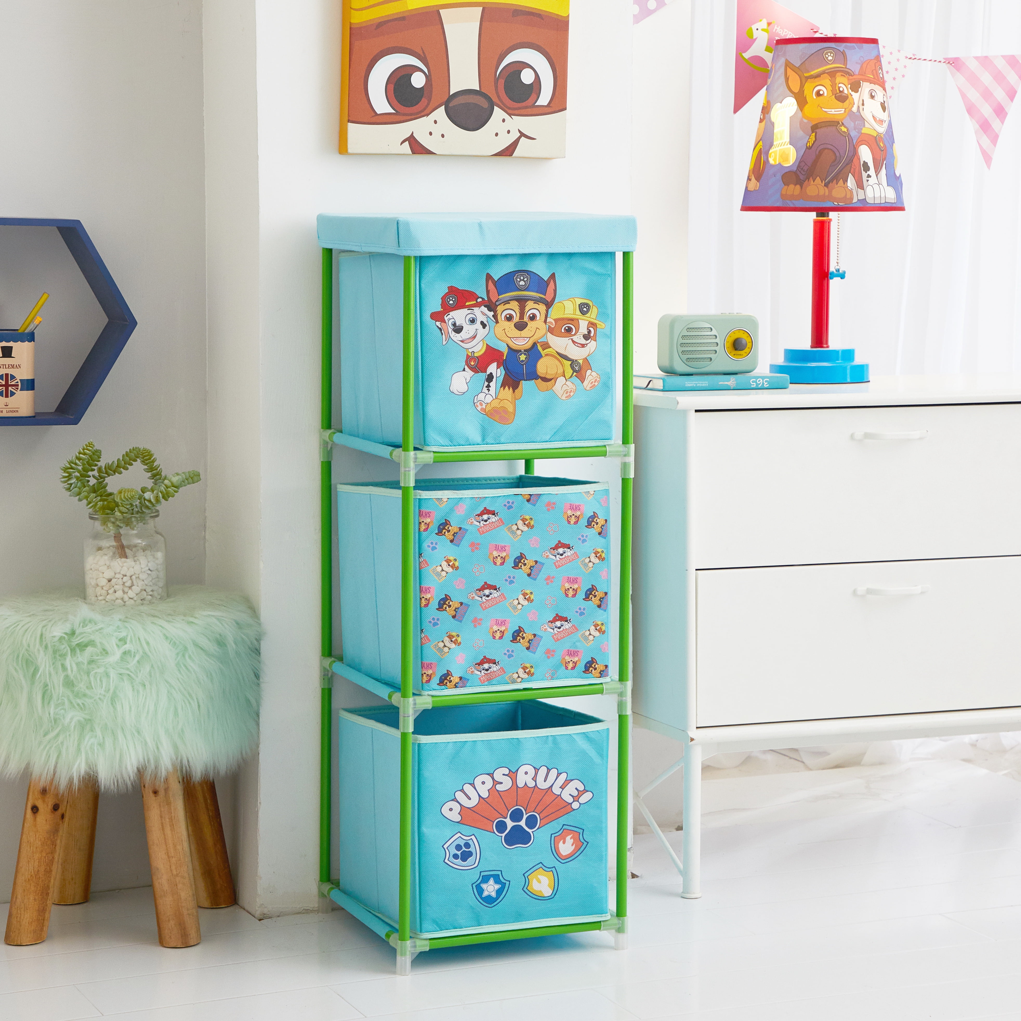 Nickelodeon Paw Patrol 3 Tier Kids Storage Cart - Walmart.com