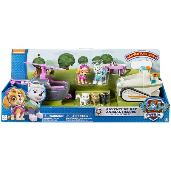 Paw Patrol Adventure Bay Animal Rescue [Skye and Everest] - Walmart.com