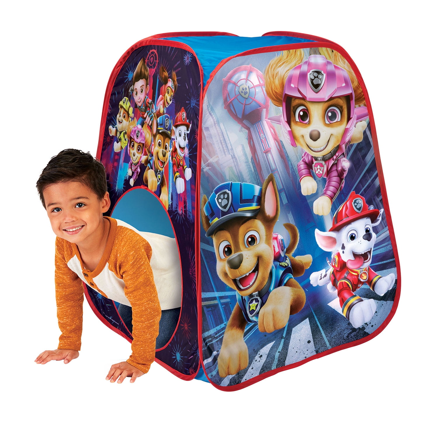 Paw Patrol Basic Twist, Pop, & Play Indoor Tent No Assembly Required ...