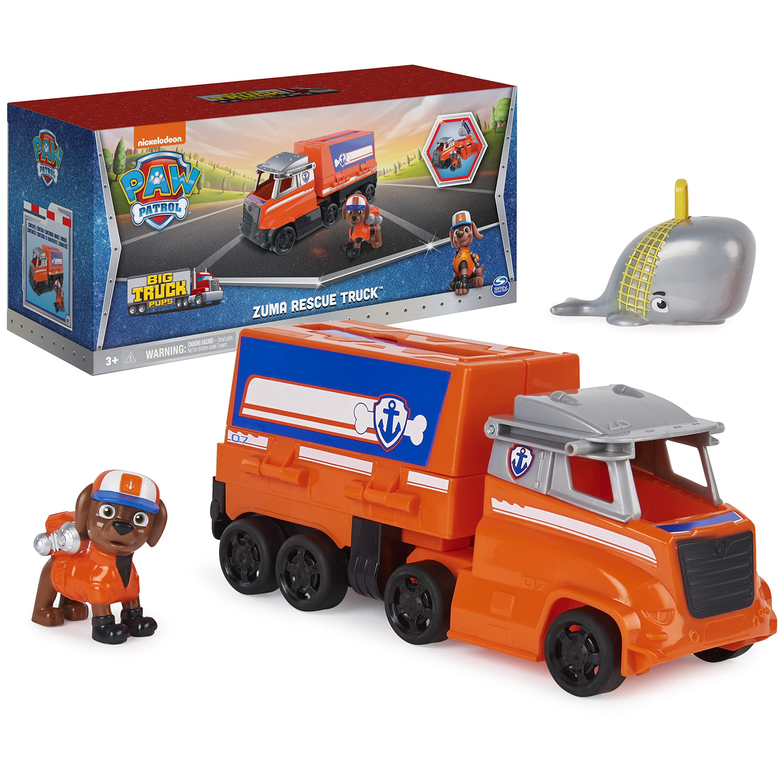 Paw Patrol Big Rig Zuma Toy Truck - Walmart.com
